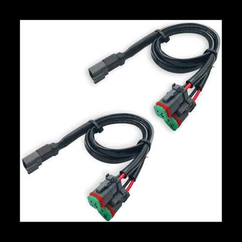 2 Lead 2 In1 Deutsch Dual Outputs DT DTM Female Connector Socket ...