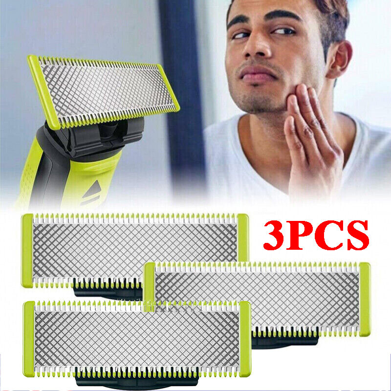 For Philips OneBlade Razor Shaver Replacement Blade Head Blade 3 Pack ...