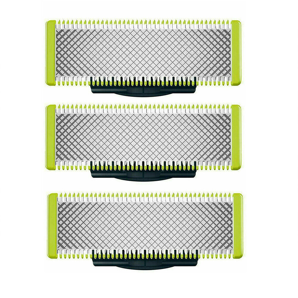 For Philips OneBlade Razor Shaver Replacement Blade Head Blade 3 Pack ...