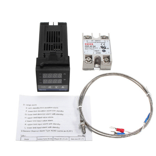 Temperature controller REX-C100 SSR intelligent temperature controller ...