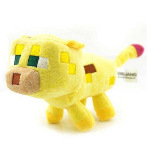 (25cm Yellow cat) Minecraft Children's Stuffed Animal on OnBuy