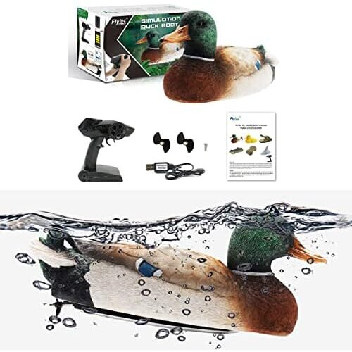 LYEAA V201 RC Boat RC Duck Boat 2.4Ghz Hunting Motion Remote Control ...