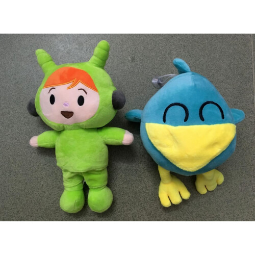 2pcs Pocoyo Plush Toys Nina & Sleepy Bird Plushies Stuffed Animal Doll ...