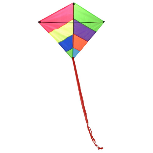 Children's Rainbow Kite Diamond Kite | Easy Fly Kite For Kids Boys ...