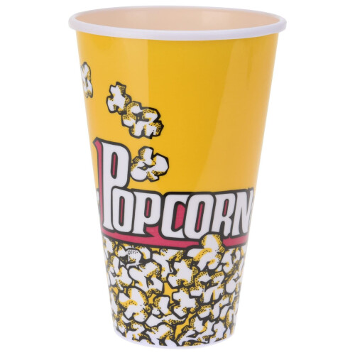 Retro Popcorn Tub Film Movie Night Party Cinema Bucket | Plastic ...