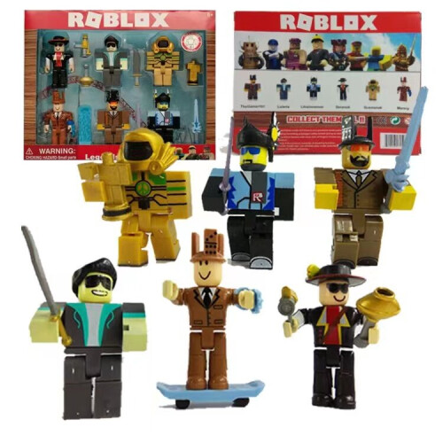 (Legend of Roblox-With Box) Roblox Game Figma Oyuncak Champion Robot ...