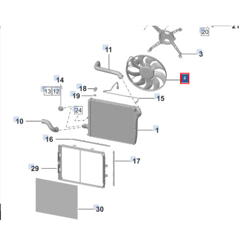 PORSCHE 911 992 Carrera Radiator Fan 992959447B NEW GENUINE on OnBuy