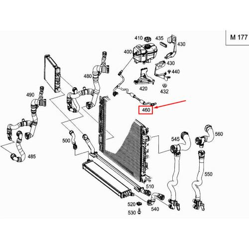MERCEDES-BENZ E W213 Engine Vent Line A2135017300 NEW GENUINE on OnBuy
