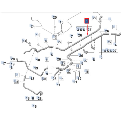 PORSCHE 911 992 Carrera Coolant Hose Pipe 992121507 NEW GENUINE on OnBuy