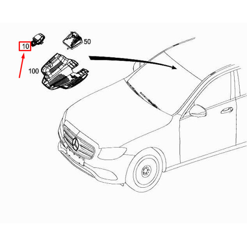 MERCEDES-BENZ E W213 Rain And Light Sensor A2139005511 NEW GENUINE on OnBuy