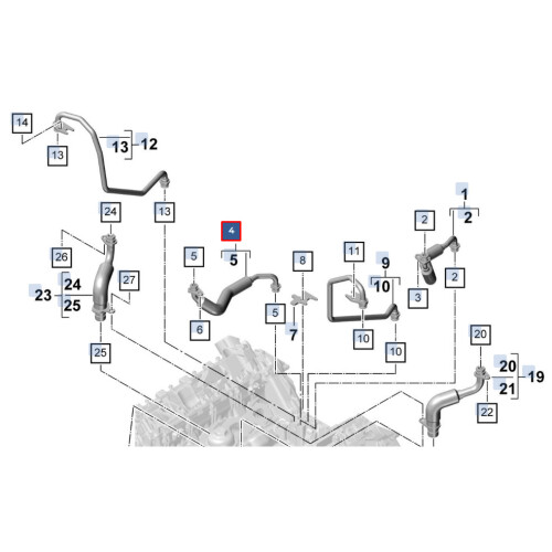 PORSCHE PANAMERA 971 Coolant Hose Pipe 9A714591000 NEW GENUINE on OnBuy