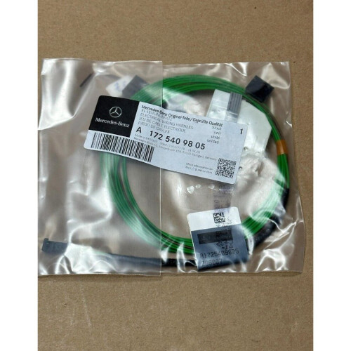 MERCEDES-BENZ SLK R172 Trunk Lid Actuation Switch Wiring A1725409805 ...