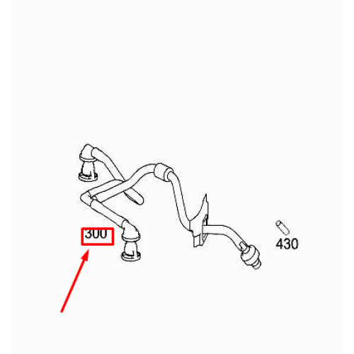 MERCEDES-BENZ C W203 Brake Booster Line A2034305429 NEW GENUINE on OnBuy