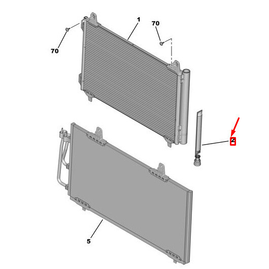 PEUGEOT 208 MK2 P21 Drying Cartridge Kit 9828311680 NEW GENUINE on OnBuy