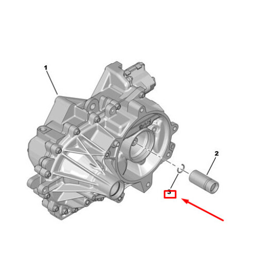 PEUGEOT 208 MK2 P21 Reducer Gearbox Shaft Stop Ring 1648296080 NEW ...