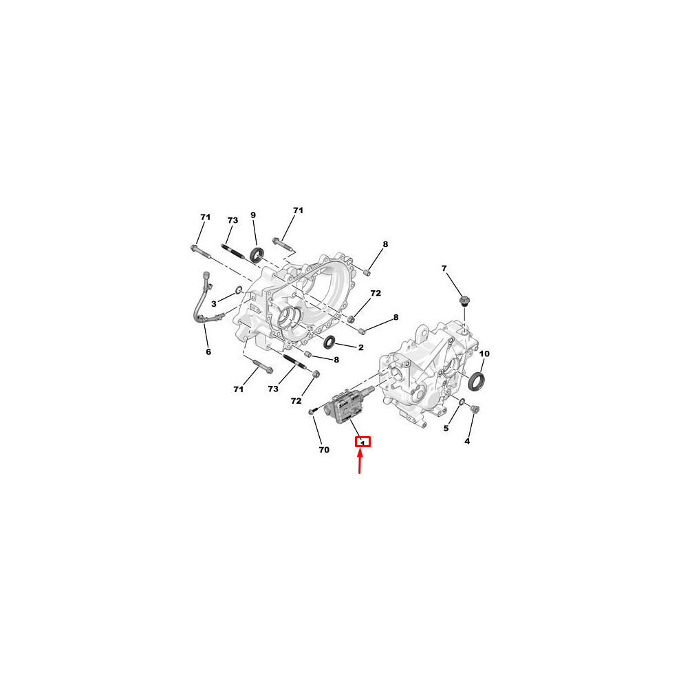 PEUGEOT 208 MK2 P21 Reducer Park Finger Locking Actuator 9842603080 NEW ...