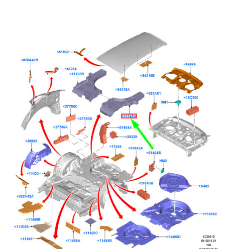 FORD MONDEO MK5 Estate Rear Spare Wheel Foam Pad 1920975 NEW GENUINE on ...