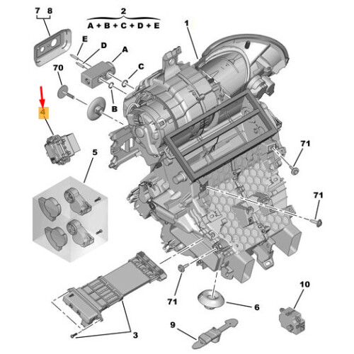 CITROËN C3 MK3 SX Heater Motor Control Module 1618030980 NEW GENUINE on ...