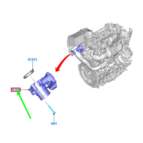 FORD MONDEO MK5 Throttle Body And Motor Assy 2490490 GK2Q-9F991-CA NEW ...