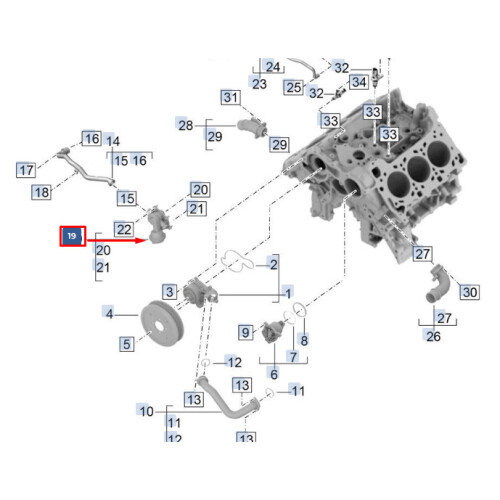 PORSCHE MACAN 95B.2 Coolant Pump Valve 9A712167800 NEW GENUINE on OnBuy