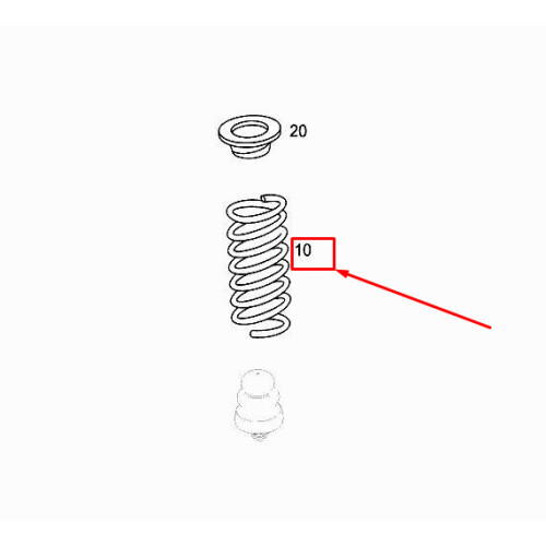 MERCEDES-BENZ S W222 Rear Coil Spring A2213240204 NEW GENUINE on OnBuy