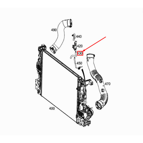 MERCEDES-BENZ GLE W167 Engine Vacuum Line A6540705332 NEW GENUINE on OnBuy