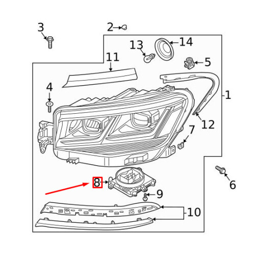 VW ARTEON 3H7 Main Light Electronics Control Unit 992941572AA NEW ...
