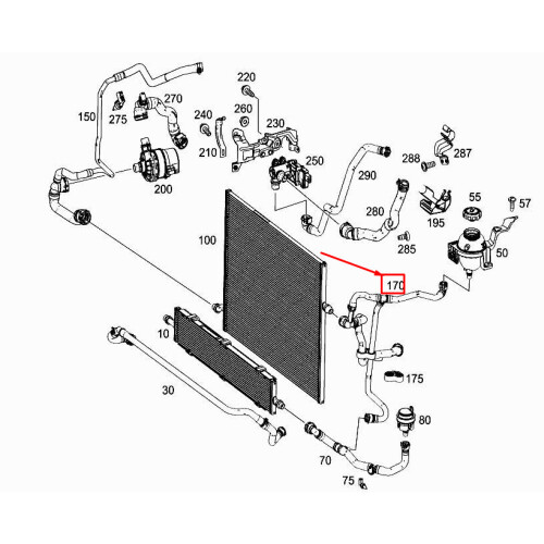 MERCEDES-BENZ S W222 Engine Coolant Pipe A2225009072 NEW GENUINE on OnBuy