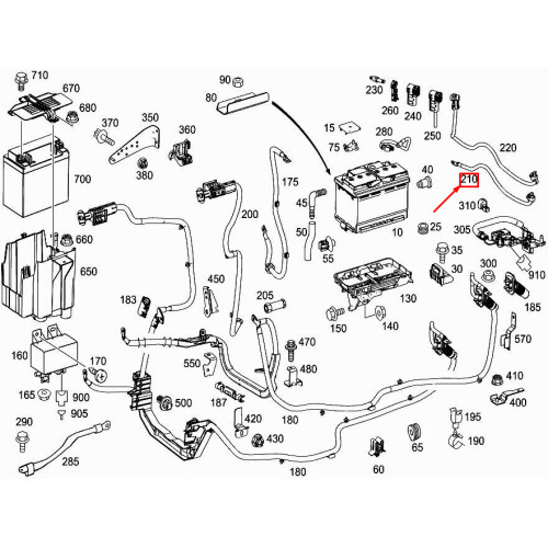 MERCEDES-BENZ SPRINTER 906 Negative Battery Cable A9065460121 NEW ...