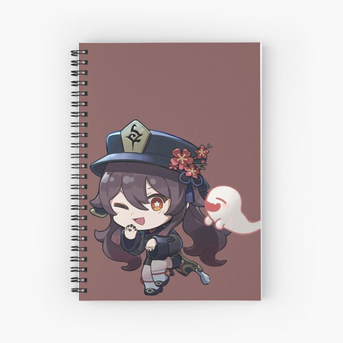Spiral Notebook Chibi Hu Tao Boo Tao - Genshin Impact A5 120 Pages on OnBuy