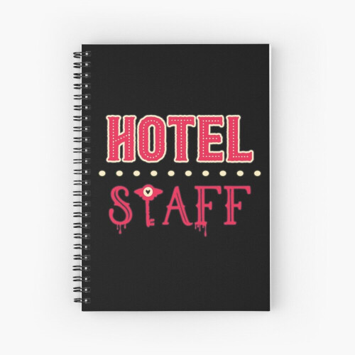 Spiral Notebook Hazbin Hotel Staff A5 120 Pages on OnBuy