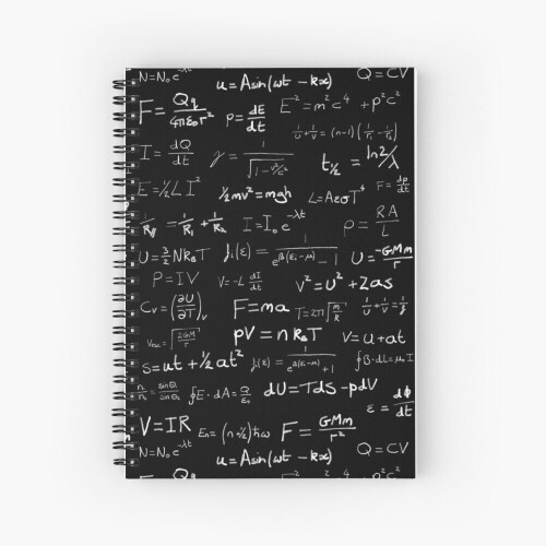 Spiral Notebook Physics - handwritten A5 120 Pages on OnBuy
