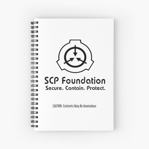 Spiral Notebook SCP Foundation Logo A5 120 Pages on OnBuy