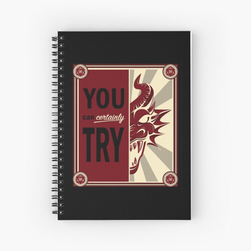 Spiral Notebook Time to Kill the Dragons A5 120 Pages on OnBuy