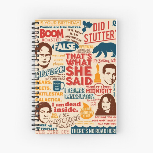 Spiral Notebook All the Best Quotes from The Office - "That's What She ...