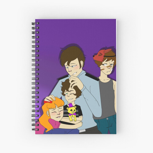 Spiral Notebook afton family fnaf A5 120 Pages on OnBuy