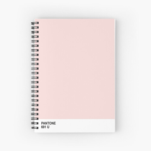 Spiral Notebook Aesthetic Pantone (Pink) A5 120 Pages on OnBuy