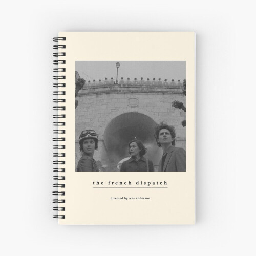 Spiral Notebook The French Dispatch (Wes Anderson) Timothee Chalamet ...