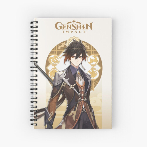 Spiral Notebook Zhongli Genshin Impact A5 120 Pages on OnBuy
