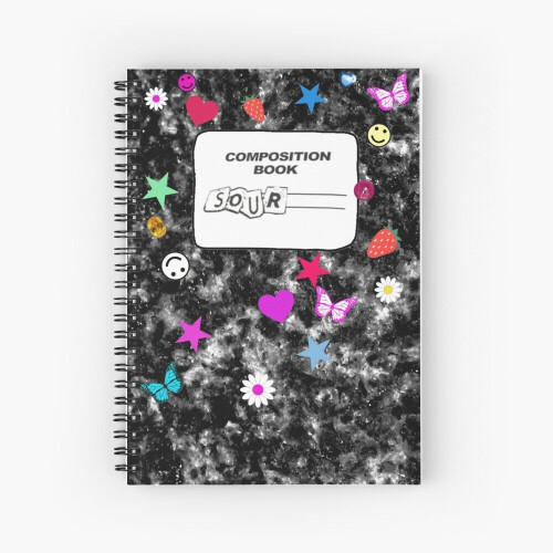 Spiral Notebook Olivia Rodrigo Sour Album A5 120 Pages on OnBuy