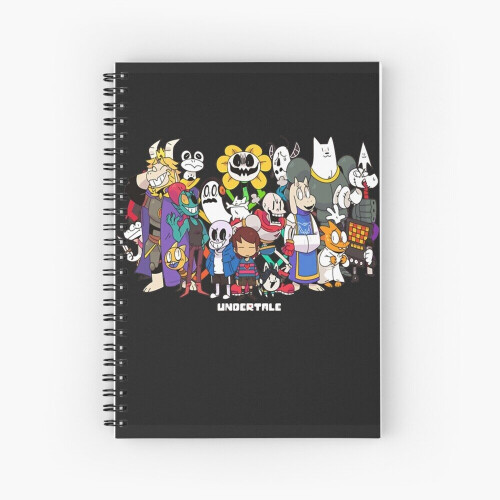 Spiral Notebook Undertale - All characters A5 120 Pages on OnBuy