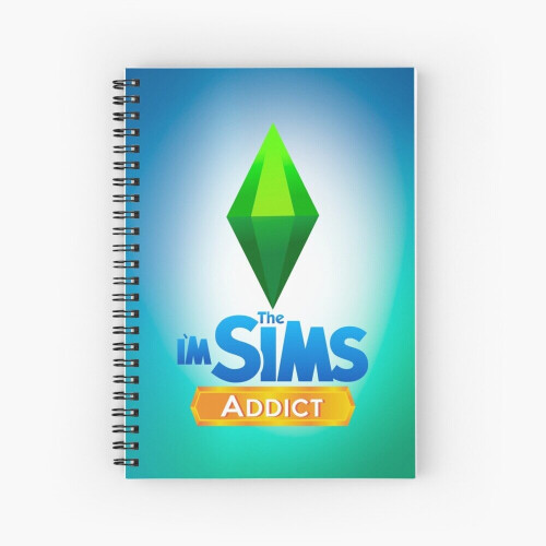 Spiral Notebook I'm The Sims Addict A5 120 Pages on OnBuy
