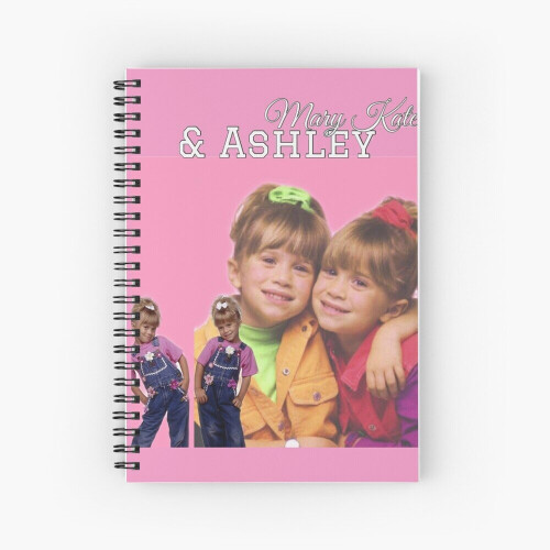 Spiral Notebook Mary Kate and Ashley Olsen A5 120 Pages on OnBuy