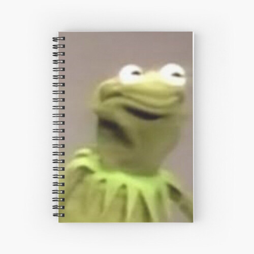 Spiral Notebook kermit the frog A5 120 Pages on OnBuy