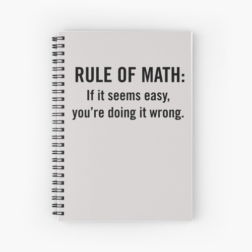 Spiral Notebook Rule of Math A5 120 Pages on OnBuy