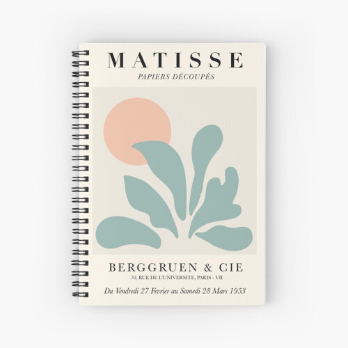 Spiral Notebook Matisse art work tote bag A5 120 Pages on OnBuy