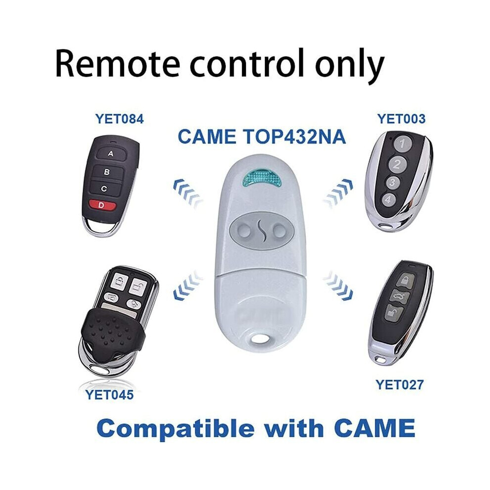 Original remote control Came TOP432NA - Fixed code frequency 433.92 MHz ... Original remote control Came TOP432NA - Fixed code frequency 433.92 MHz ...