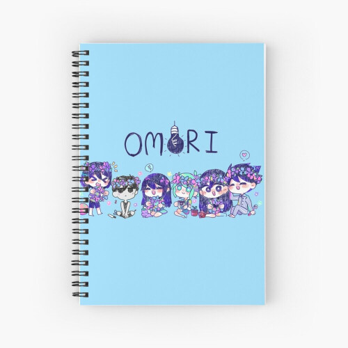 Spiral Notebook OMORI Suny Tshirt - Omori Game Clothing - Omori A5 120 ...