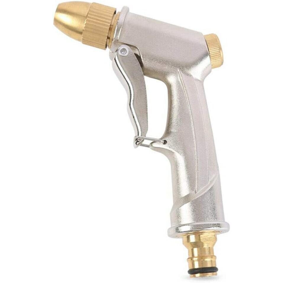 High Pressure Garden Water Spray Gun with Brass Nozzle, Perfect for ...