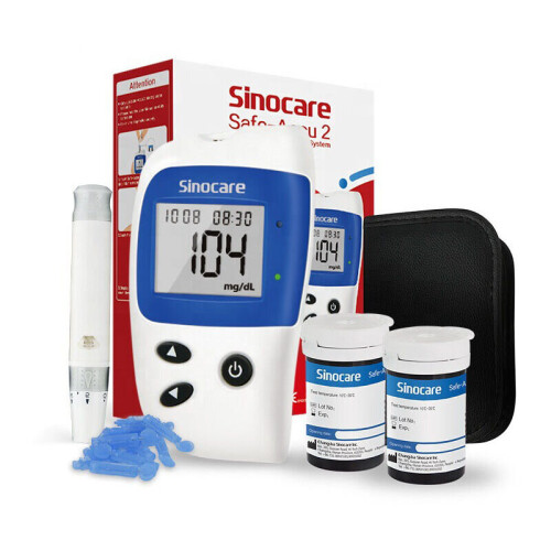 Blood Glucose Test Kit, Blood Glucose Monitoring System Glucometer ...